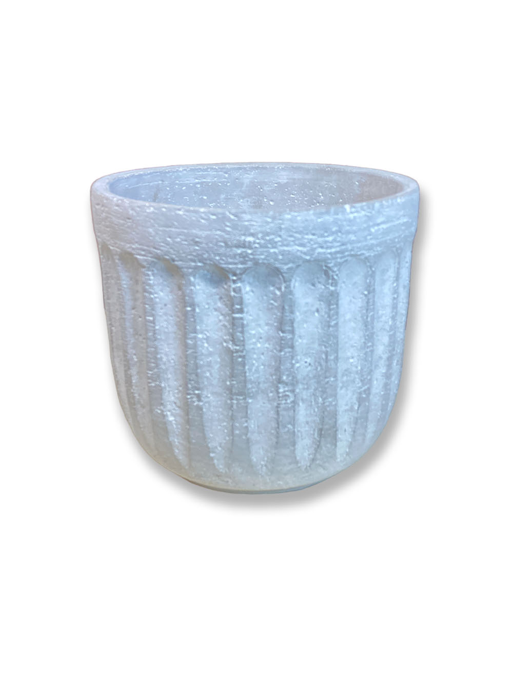 Duncan - Pot couleur ciment Diam: 21CM - KOARA